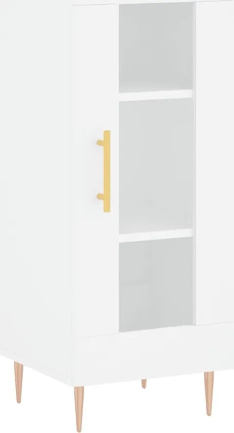 vidaXL Skříň highboard 34,5 x 34 x 180 cm kompozitní dřevo [3199033] Barva: šedá sonoma