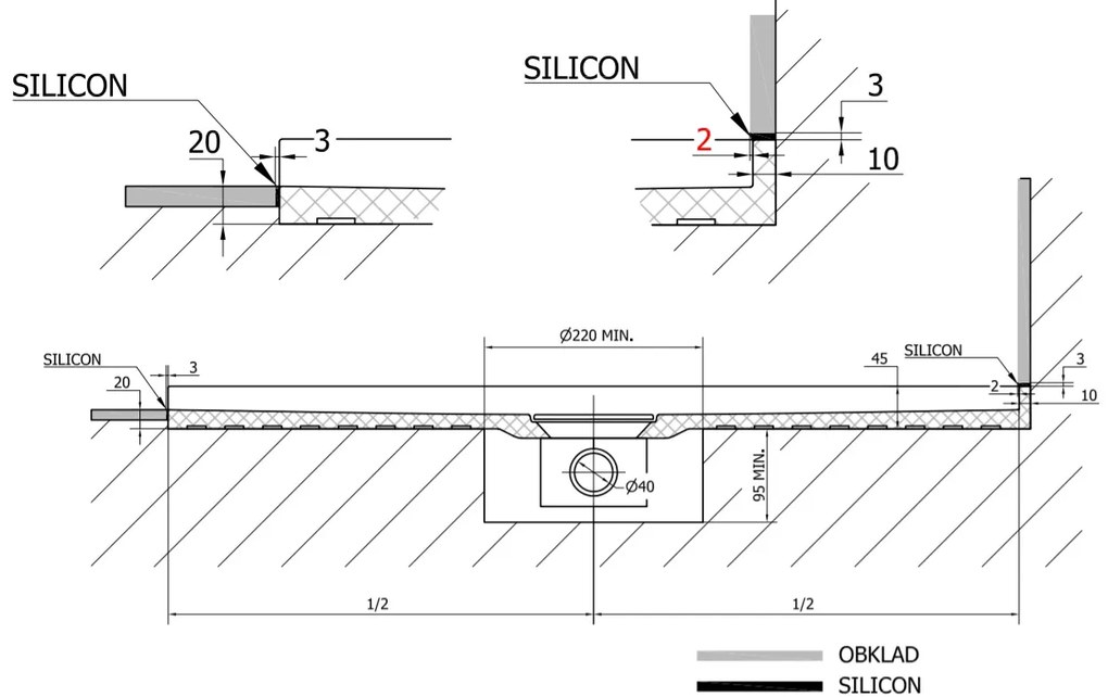 Polysan MIRAI sprchová vanička z litého mramoru, obdélník 120x80x1,8 cm, pravá, bílá, 73178