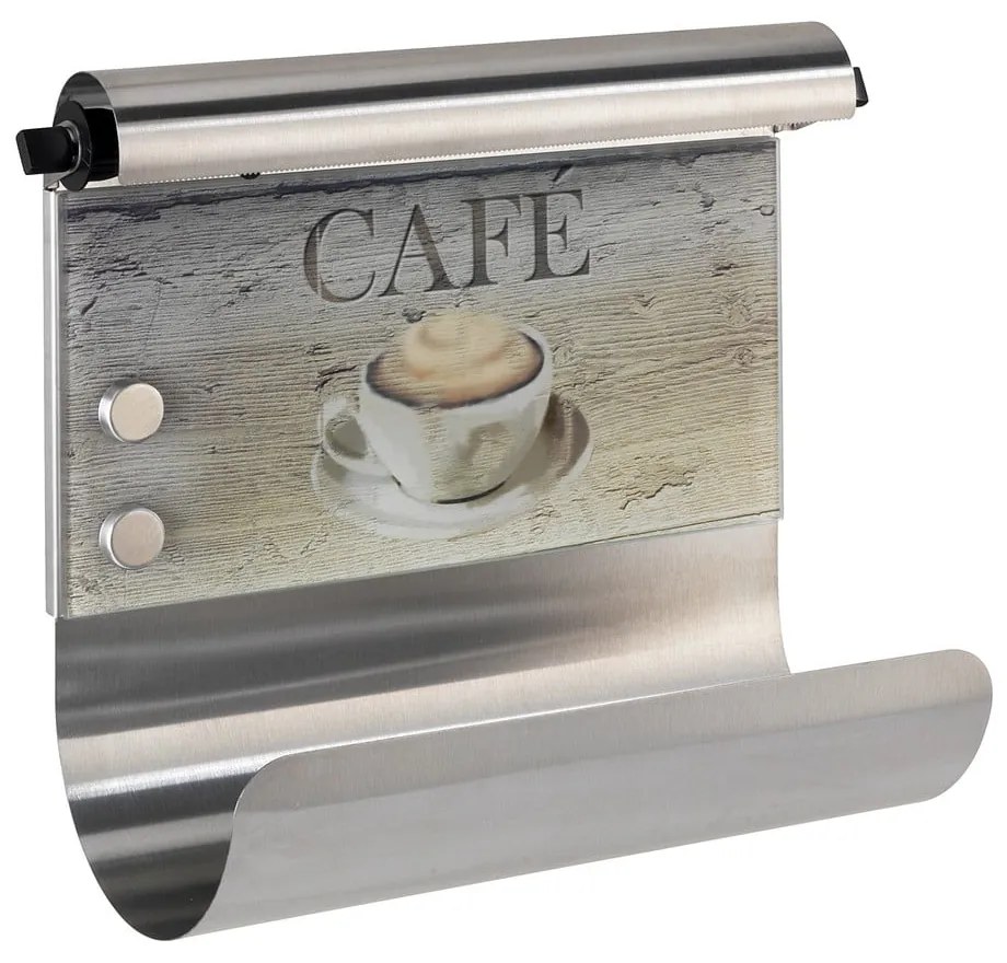 Magnetický držák na utěrky s dávkovačem na fólie Wenko Café