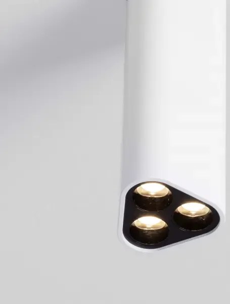 LED bílo-černé designové stropní svítidlo Etho
