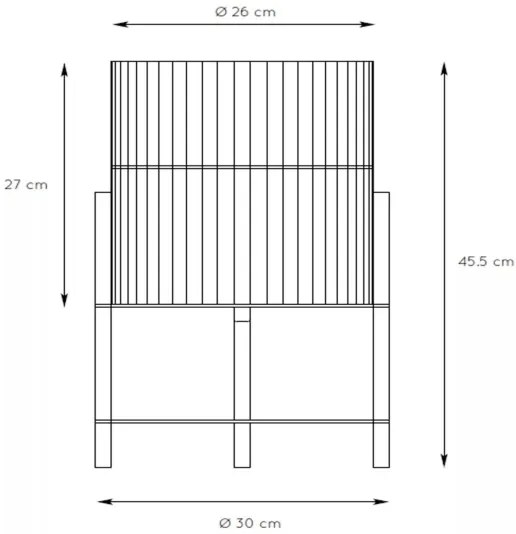 Lucide 03540/01/72 - Stolní lampa JANTINE 1xE27/40W/230V