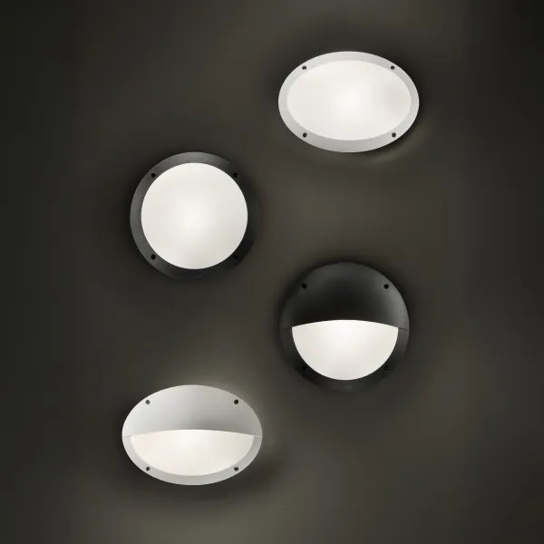 Ideal Lux - Venkovní nástěnné svítidlo LUCIA 1xE27/23W/230V IP66 černá