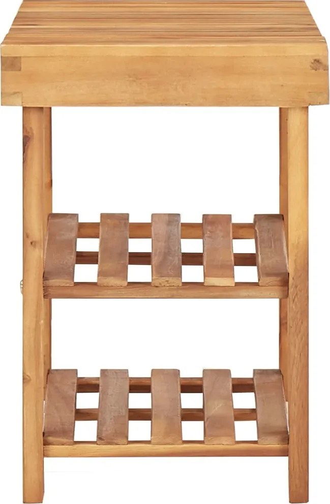 vidaXL Botník 50 x 32 x 45 cm masivní akáciové dřevo [45929]