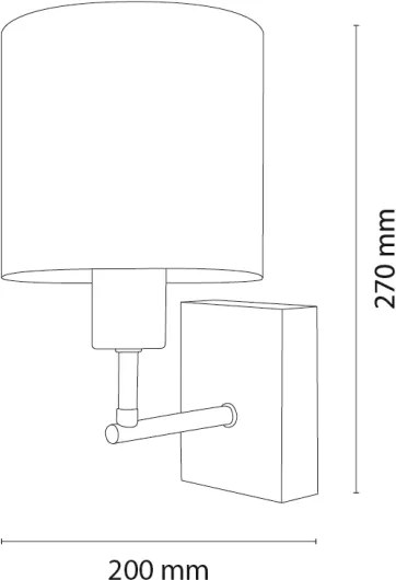 Brilagi - Nástěnná lampa BOBO WOOD 1xE27/25W/230V dub/černá/bílá/medvídci
