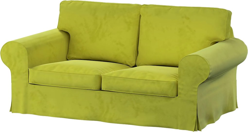 Potah na pohovku IKEA Ektorp 2-místná, nerozkládací barva zelená látka lesklé, sametová