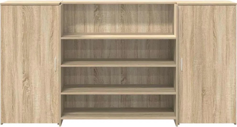 Recepční stůl dub sonoma 200x50x103,5 cm kompozitní dřevo 3324180