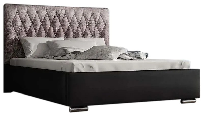 Čalouněná postel SIENA + rošt + matrace 140x200