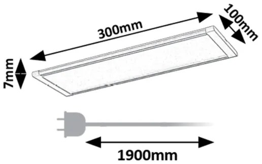 Rabalux 78021 - LED Podlinkové svítidlo se senzorem TARELO LED/6W/230V