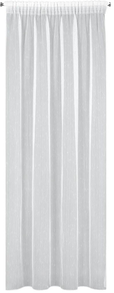 ZÁCLONA NA PÁSCE PILAR 140X270 CM BÍLÁ