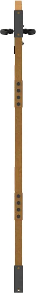 Zahradní branka 85 x 125 cm z cortenové oceli, design stromu 153210