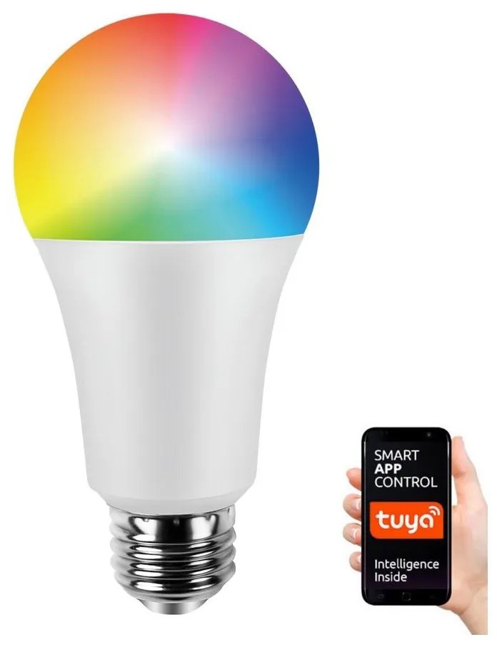 Milagro | LED RGB Stmívatelná žárovka A70 E27/11W/230V 2700-6500K Wi-Fi Tuya | MI1709