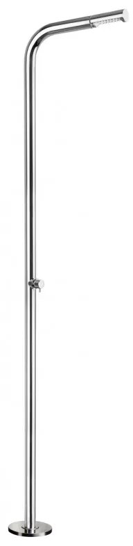 AMA Luxury Shower Venkovní sprcha Mercurio COLD leštěný nerez s nezámrzným systémem