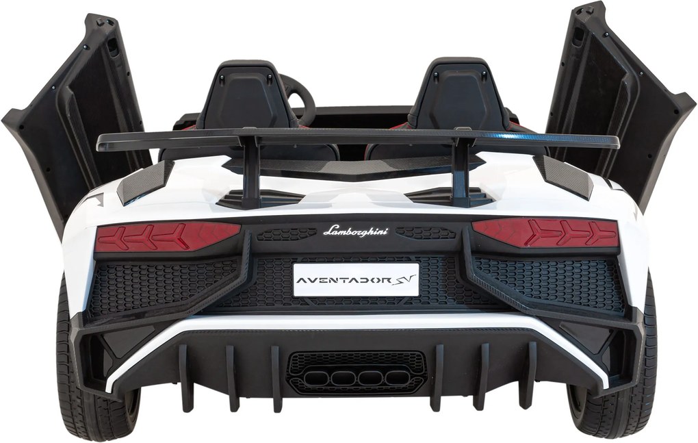 Ramiz Elektrické autíčko Lamborghini Aventador SV pro 2 děti bílé