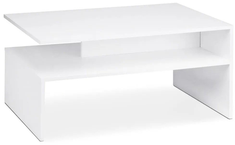 Konsimo Sp. z o.o. Sp. k. Konferenční stolek DELCHI 45x90 cm bílá KO0165