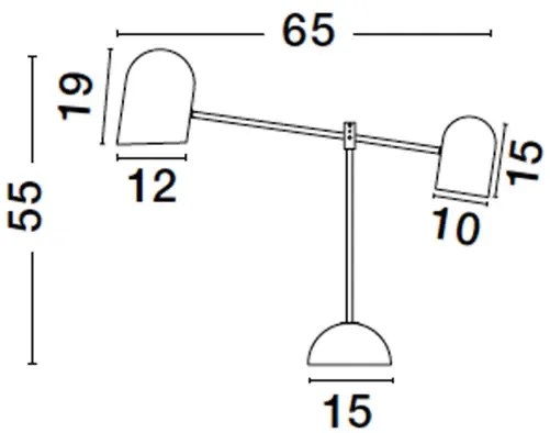 Stolní lampa Nela