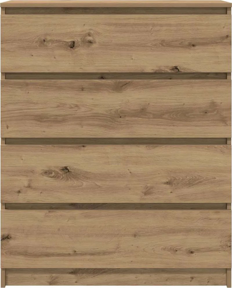 Příborník dub artisan 80x35x99 cm kompozitní dřevo 3328488
