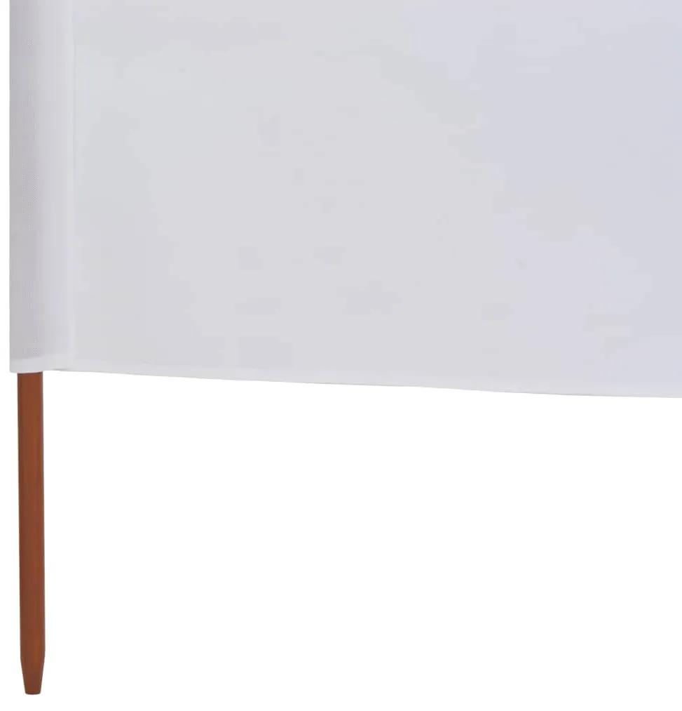 6dílná zástěna proti větru bílá 800 x 80 cm látková - Default Title