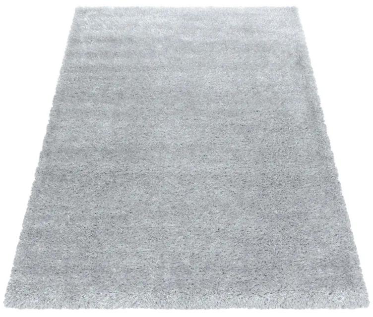 Ayyildiz koberce Kusový koberec Brilliant Shaggy 4200 Silver - 120x170 cm