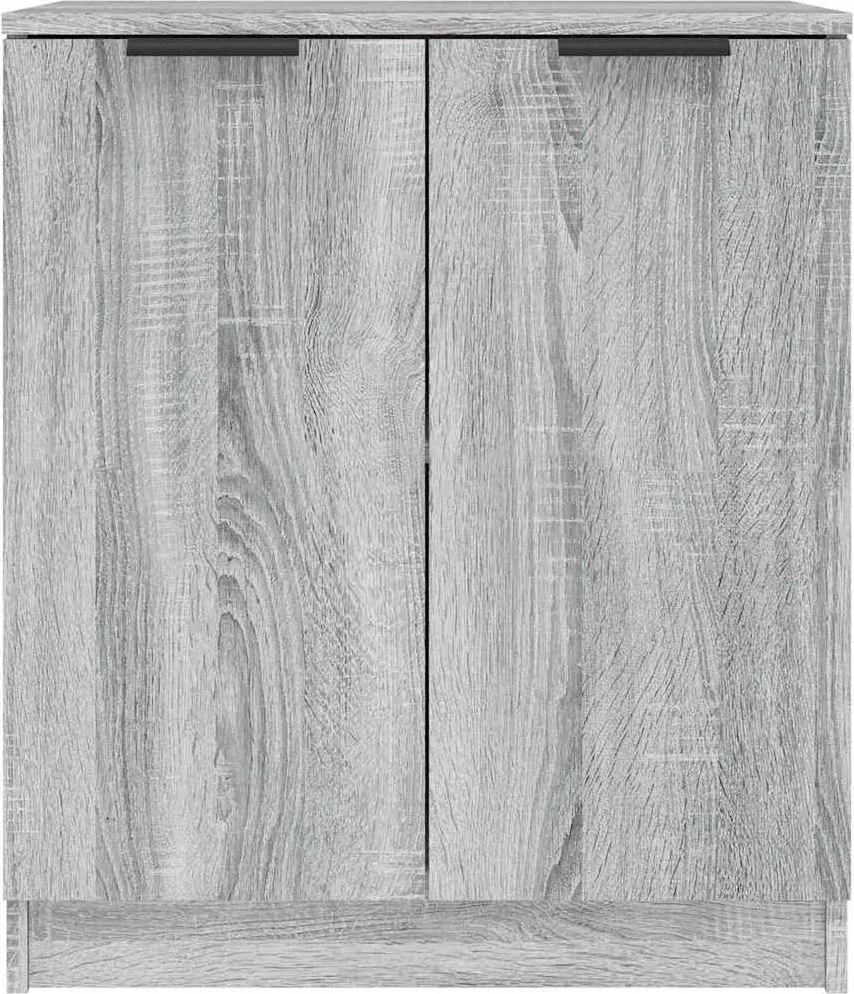 Příborníky 2 ks šedé sonoma 60 x 30 x 70 cm kompozitní dřevo 3115778