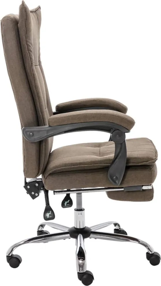 Kancelářská židle taupe textil 20367
