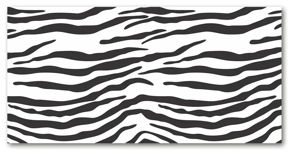 Wallmuralia Fotoobraz na skle Zebra pozadí 100x50 cm