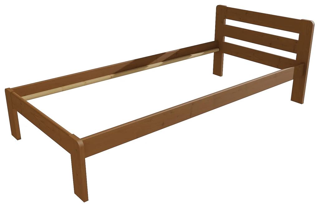 Vomaks Jednolůžková postel VMK002A Rozměr: 100 x 200 cm, Barva: surové dřevo