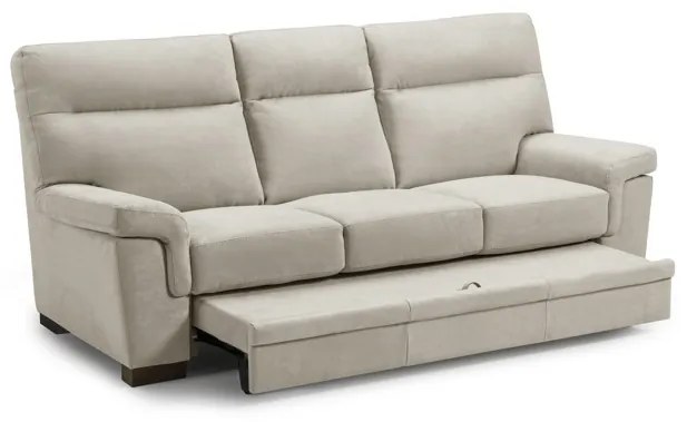 Pregio Italia sofa&relax Rozkládací sedačky Dany Provedení: 2 místná maxi rozkládací + lehátko, Vzorník látek: tekno fibra 06 light grey