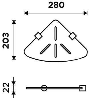 Nimco Rohová police IXI - BR X208-26