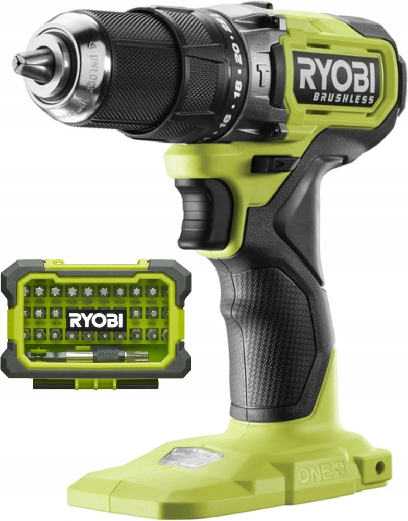 Ryobi Aku Vrtačka 18V RPD18BL1-0 Sada bitů 32 ks Torx