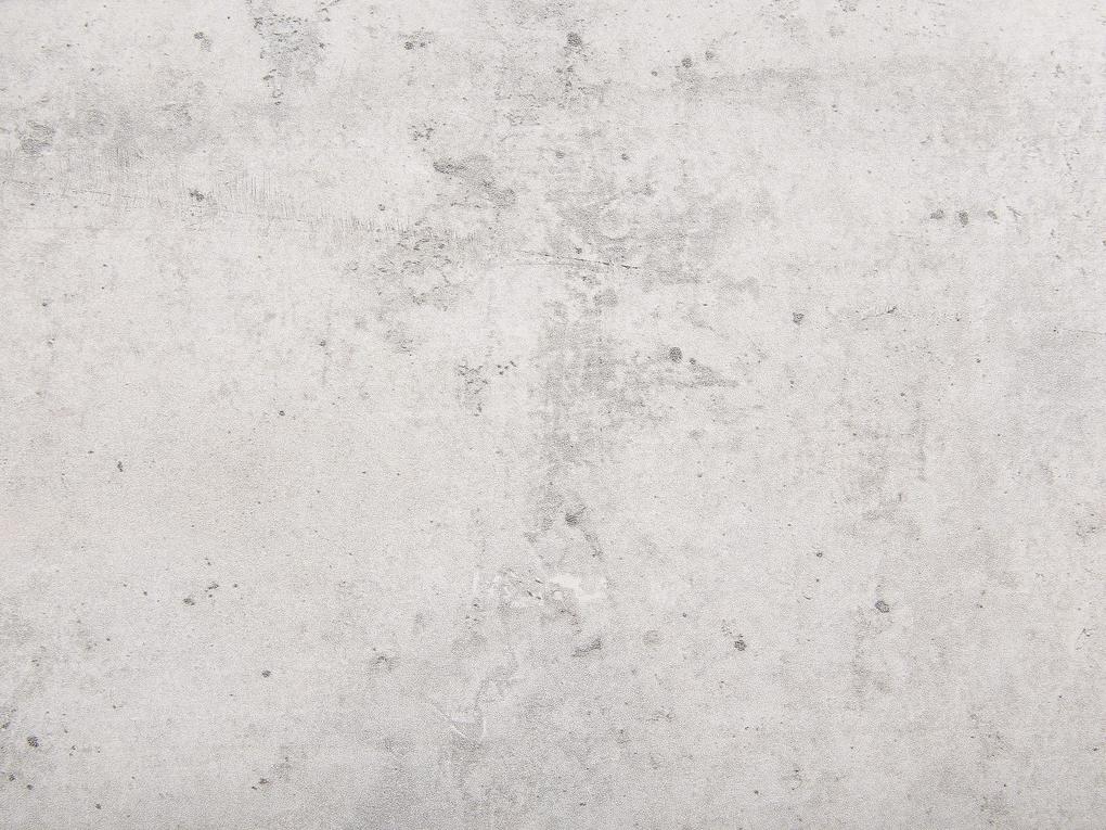 Komoda betonová verze s černou  BLACKPOOL Beliani