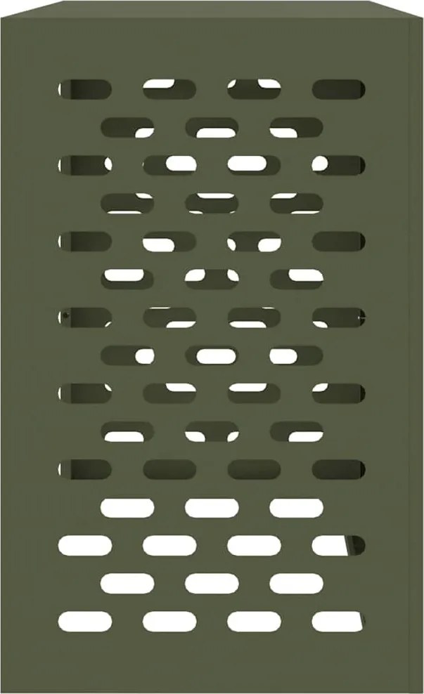 vidaXL Ochrana klimatizace Olivově zelená 110 x 50 x 80 cm [865907]
