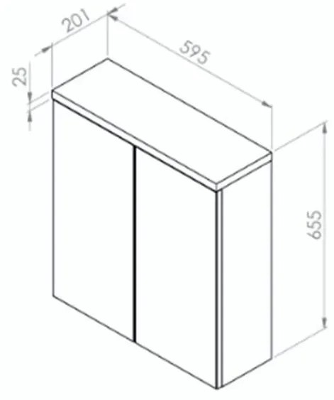 BPS-koupelny Set koupelnového nábytku Orion L SET 60/35