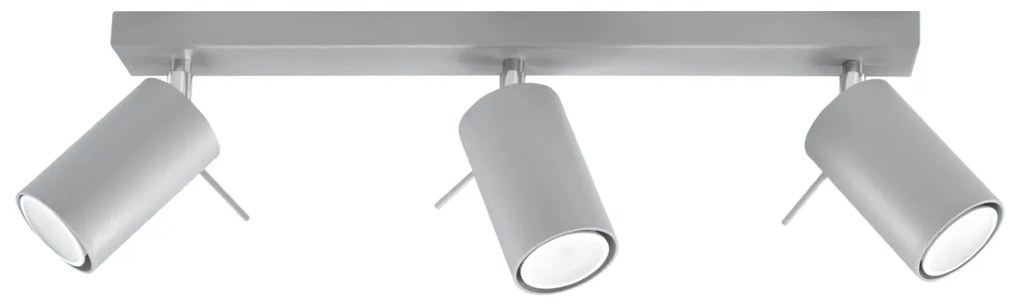 Sollux Lighting Stropní svítidlo RING 3 šedé