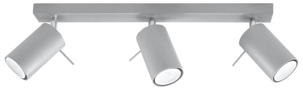 Sollux Lighting Stropní svítidlo RING 3 šedé