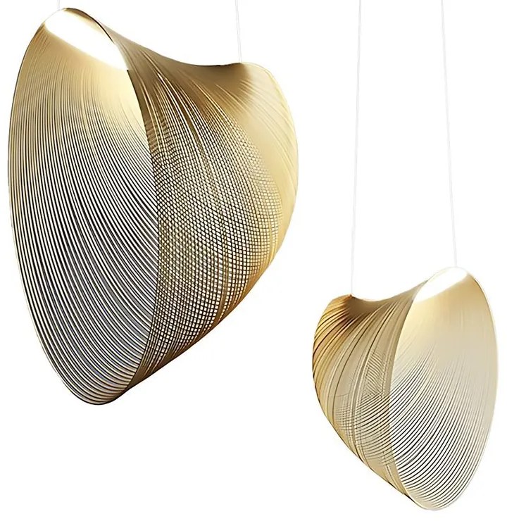 Toolight Závěsné dřevěné LED osvětlení D89 LHJ055-1CP