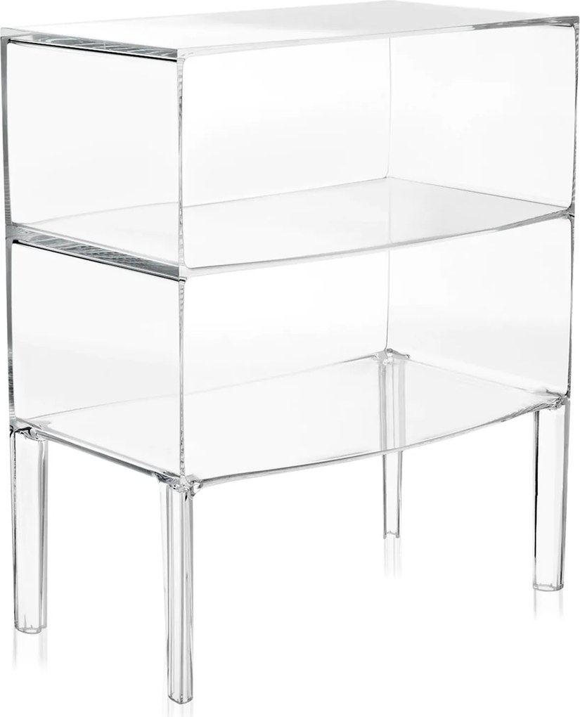 Výprodej Kartell designové komody Ghost Buster Large (čirý)