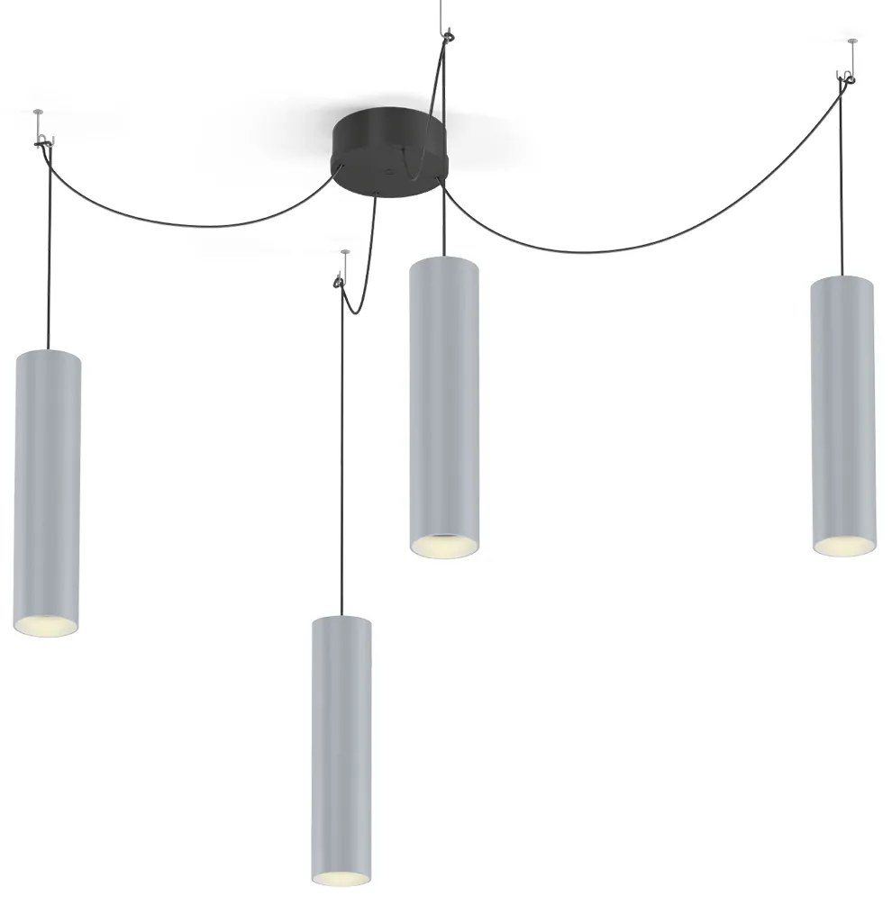 WEVER & DUCRÉ RAY MULTI 3.0 LED Barva: Černá, Teplota chromatičnosti: 1800 K - 2850 K