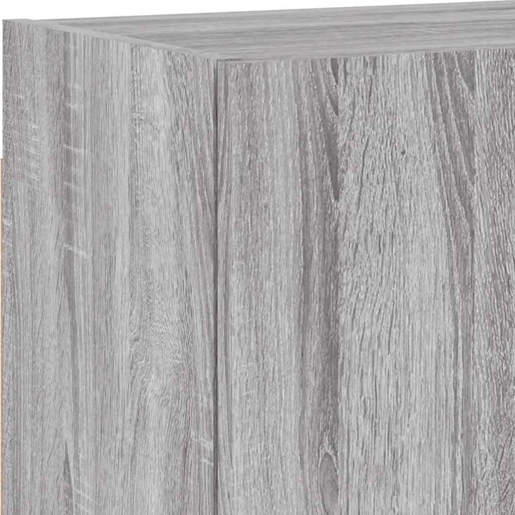 vidaXL 5dílná obývací stěna kompozitní dřevo [3216451] Barva: Betonová šedá