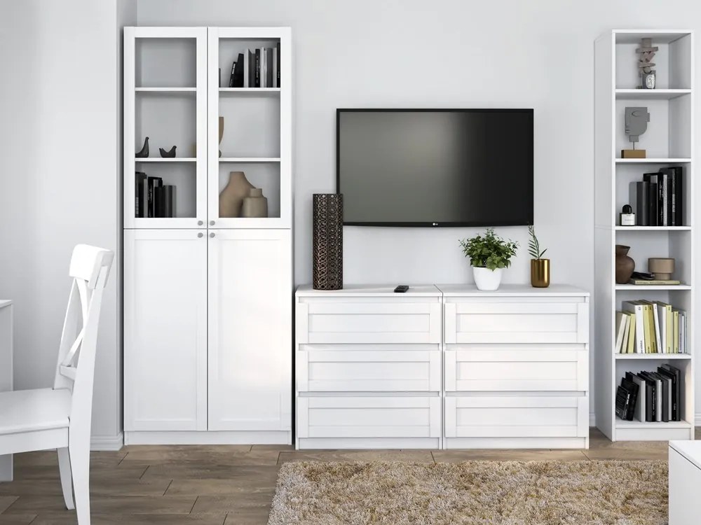 TPS Vitrína Pafos 2D2S 80 cm, bílá
