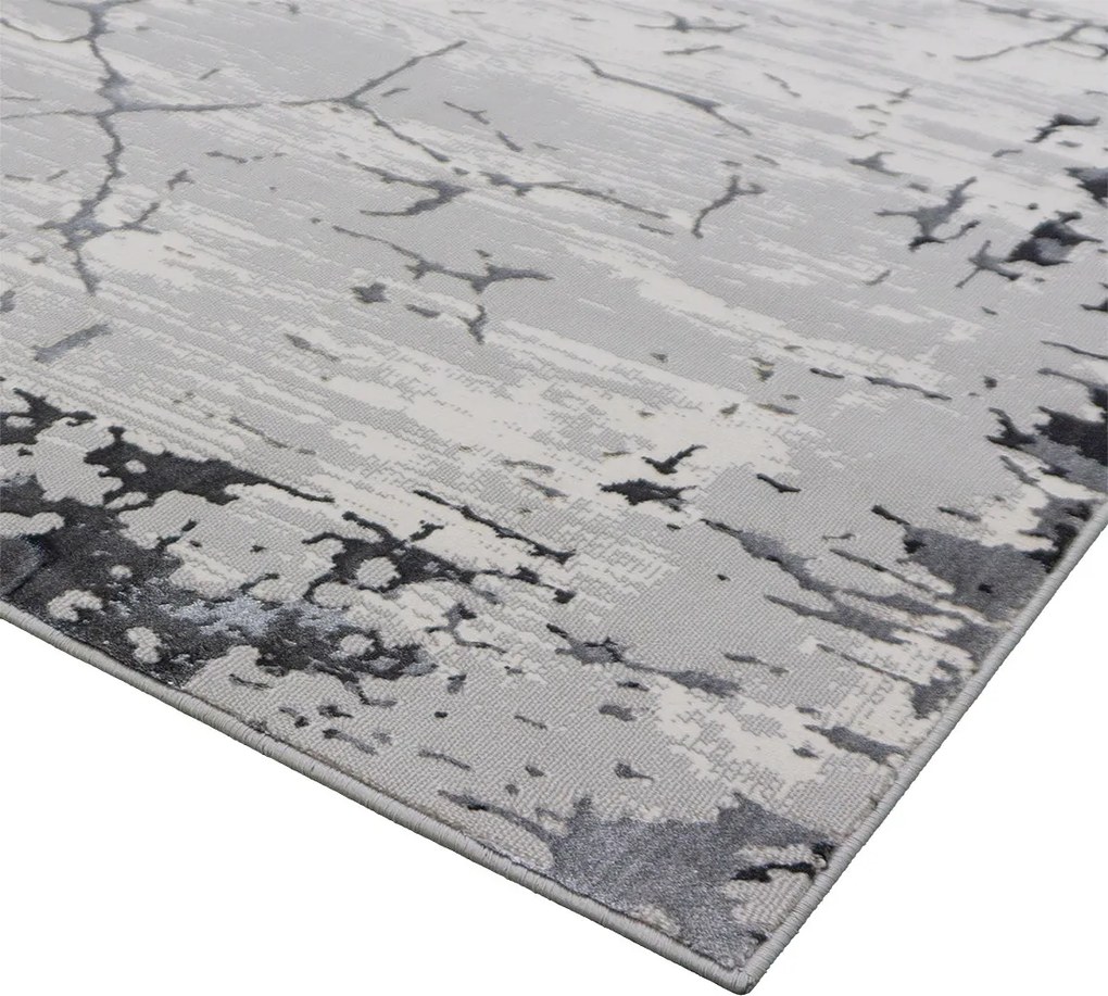 BE Koberec Allianz 6308 GREY - šedý obdélníkový Rozměr: 60x100 cm