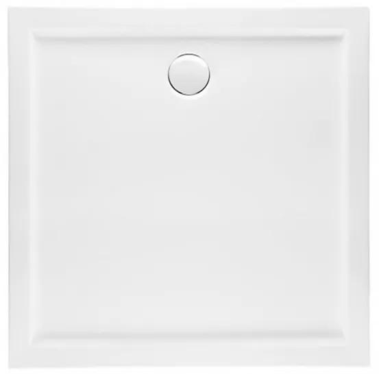 Polimat Čtvercová akrylátová sprchová vanička Goliat 80x80 (90x90) Barva: Bílá, Rozměry (cm): 80x80