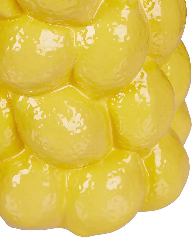 Butlers LEMON Váza 30 cm - žlutá