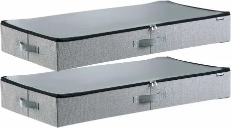 Úložný prostor pod postel s průhledným víkem, 850 × 430 × 120 mm VEVOR