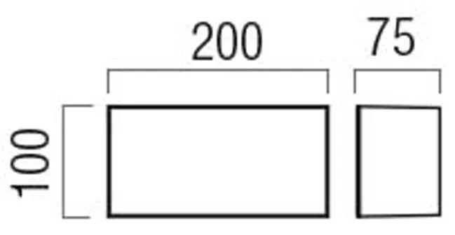 Redo 90325 nástěnné LED svítidlo Kodiak matně bílé, 8W, 4000K, 20cm