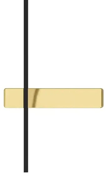 Designové nástěnné svítidlo Bene 60 zlatá