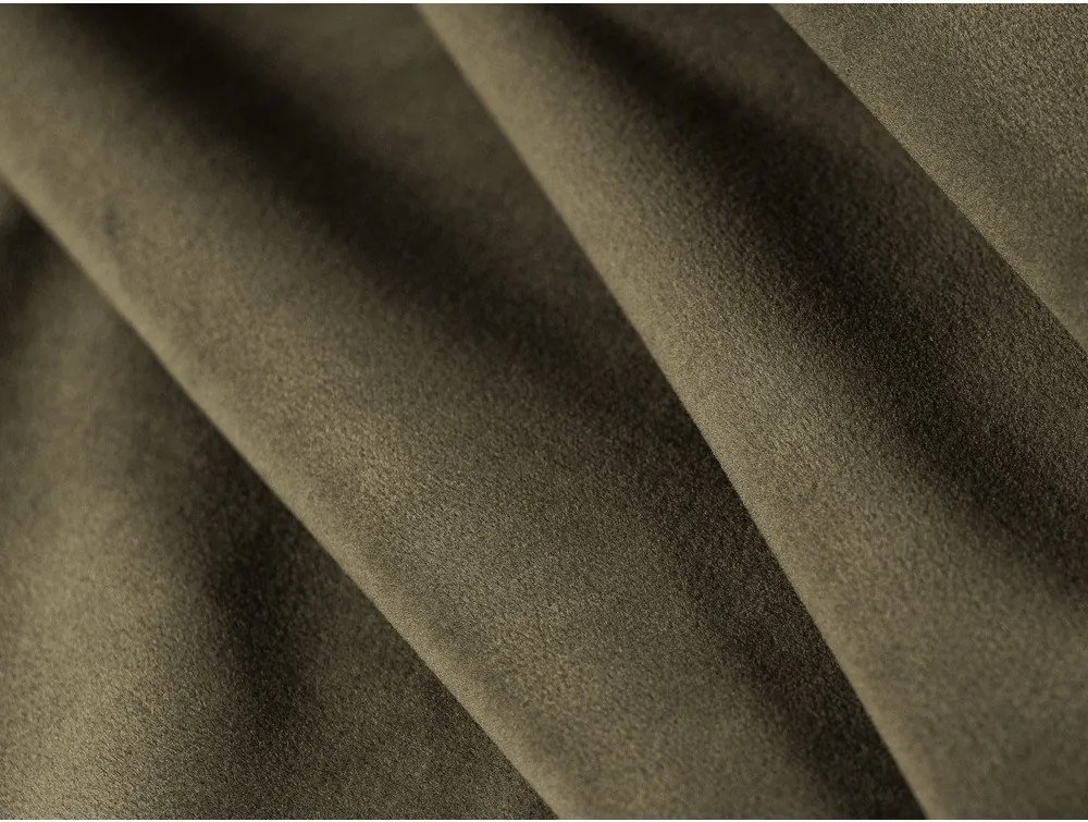 Khaki sametové křeslo Chicago – Cosmopolitan Design