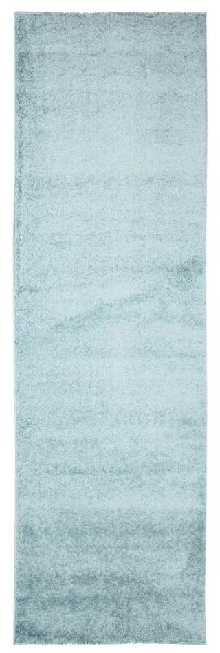 Kusový koberec shaggy Parba světle modrý atyp 80x200cm