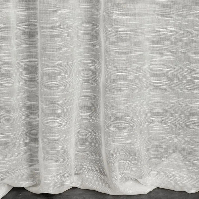 Krémová záclona na kroužcích ASTERA 140x250 cm