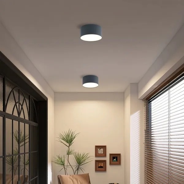 Brilagi - LED Koupelnové stropní svítidlo FORIS LED/14W/230V pr. 12 cm antr IP44