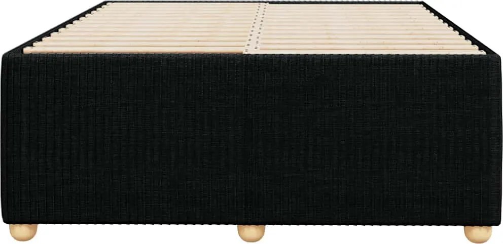 Rám postele bez matrace černý 120 x 200 cm textil 3284930